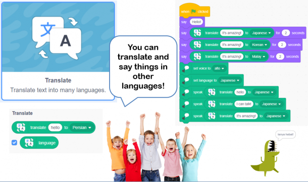 Scratch3.0_translate | Programming for Kids Singapore